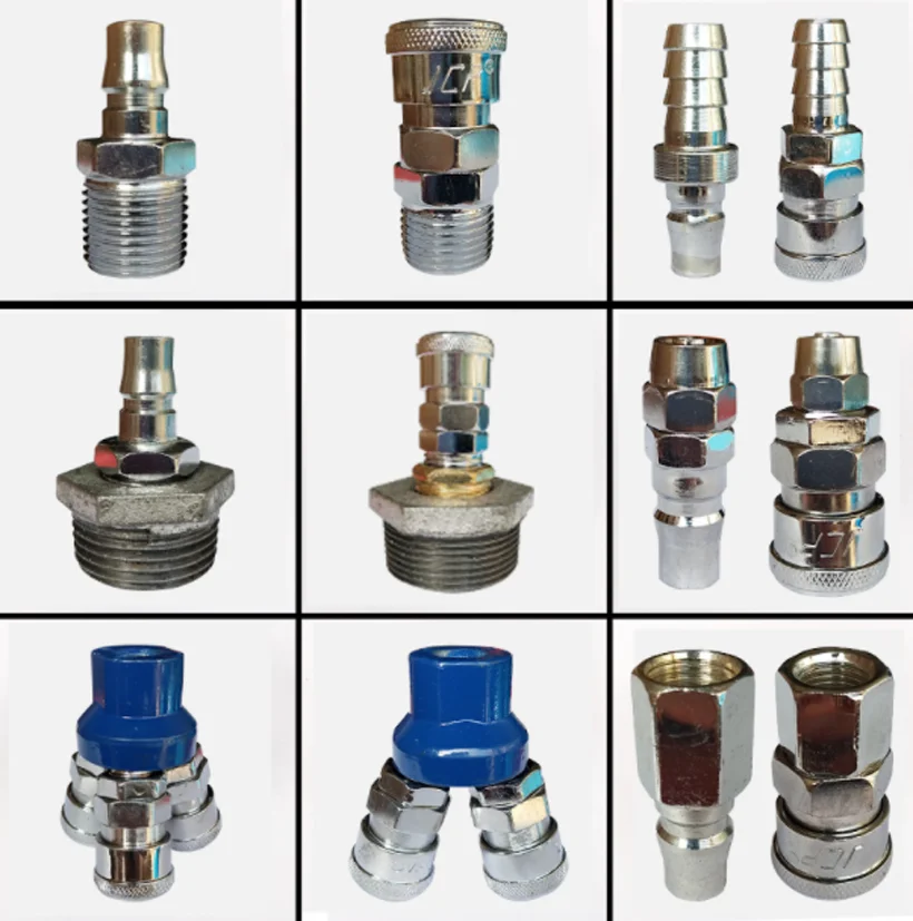 New Quick Connector Air Compressor Manifold Multi Hose Coupler Fitting ...