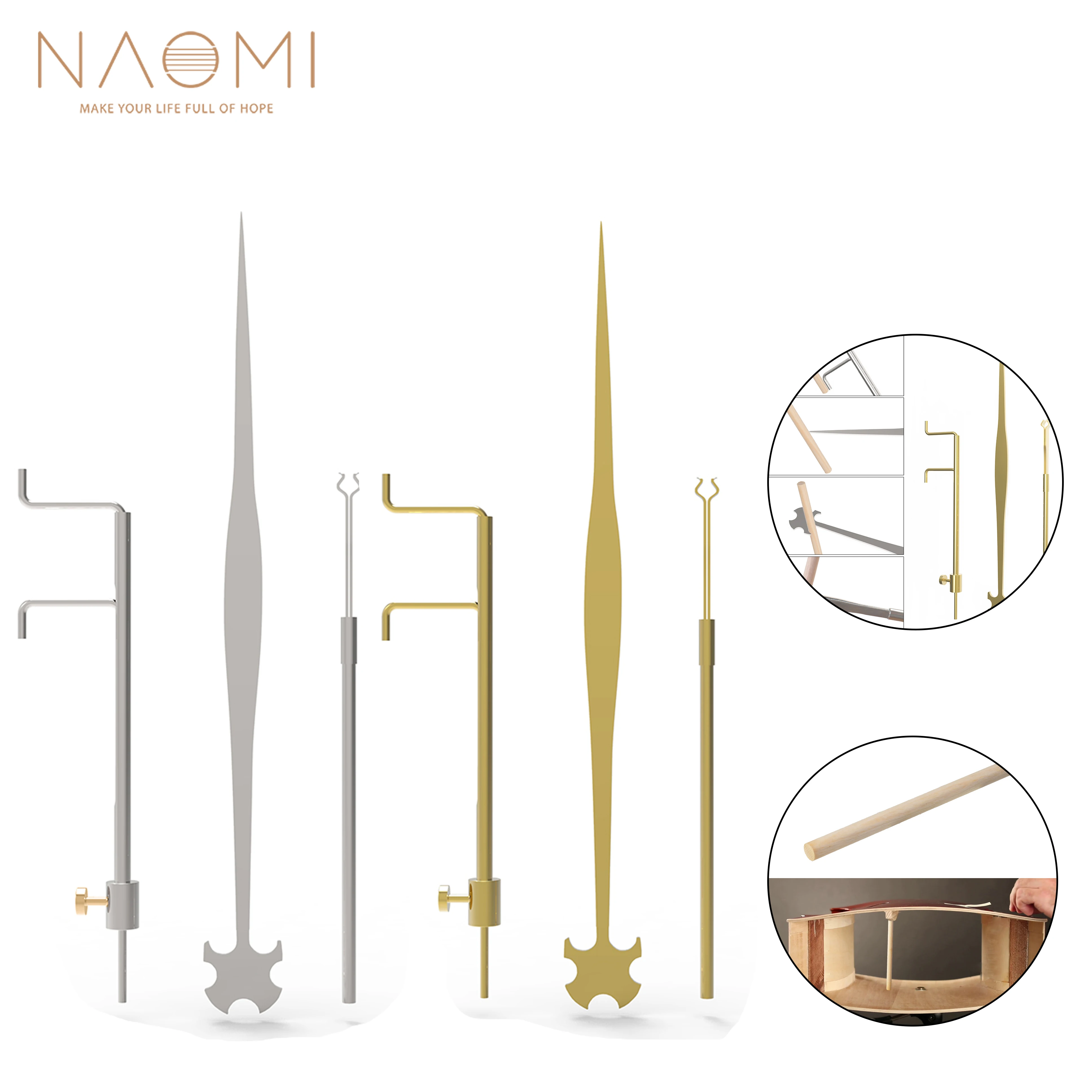 NAOMI-3pcs-Copper-Cello-Sound-Post-Gauge-Measurer-Retriever-Setter ...
