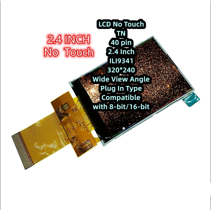 TN-2-4-Inch-ILI9341-320-240-40-pin-LCD-No-Touch-Hot-Sale-Electronic ...