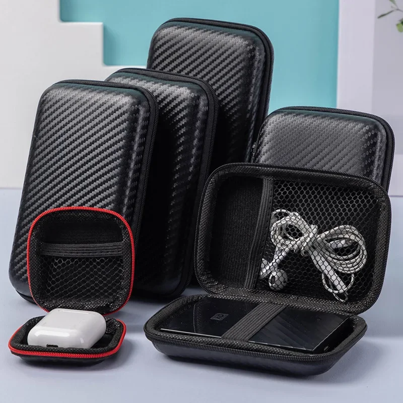 U Disk Data Cable Zipper Card Coin Purch Bag Phone Charger Protection ...