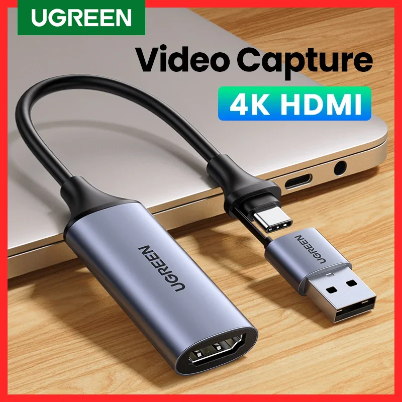NEW-IN-UGREEN-Video-Capture-Card-4K-HDMI-to-USB-USB-C-HDMI-Video ...