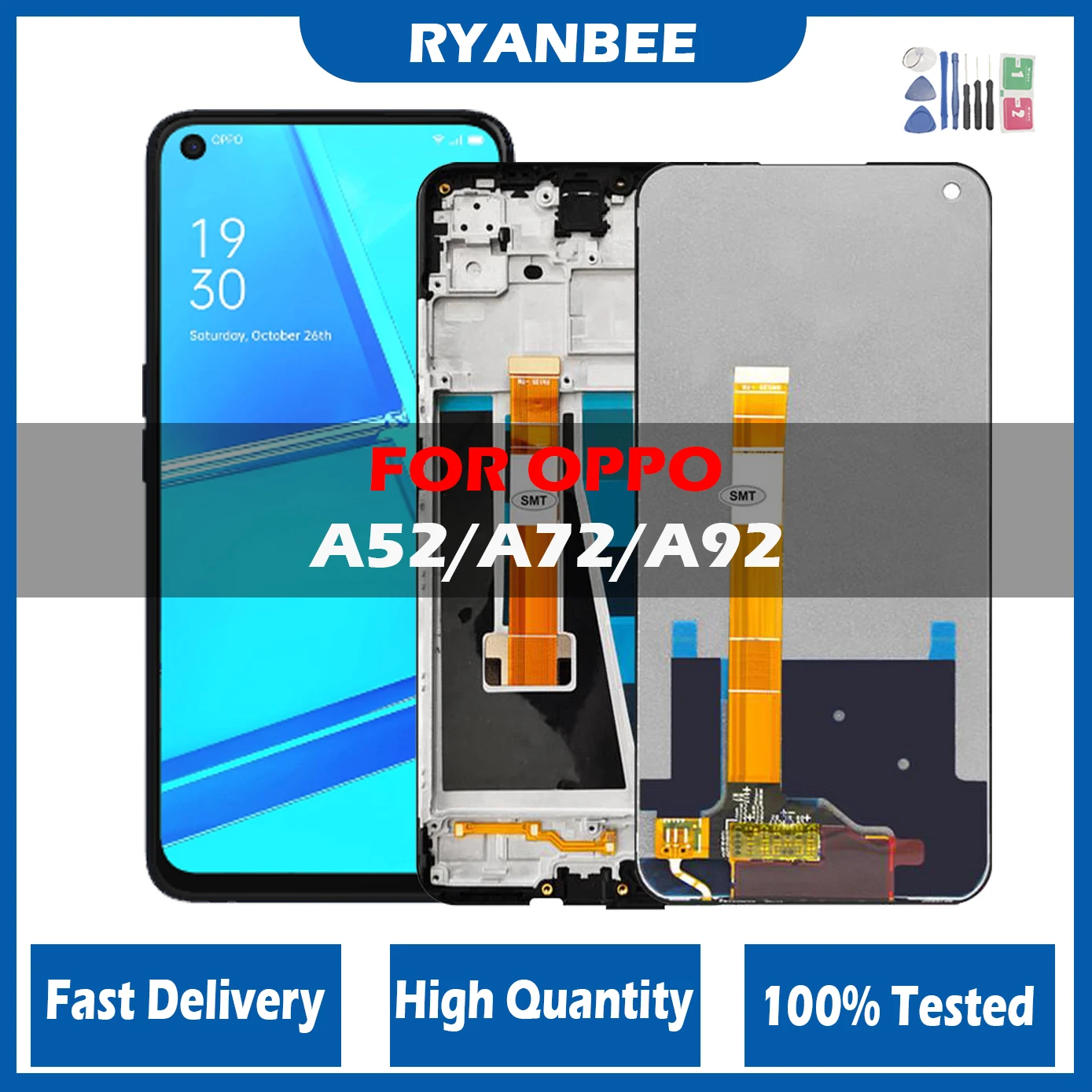 Original-6-5-For-Oppo-A72-A92-A52-CPH2067-LCD-Display-10-Touch-Screen ...