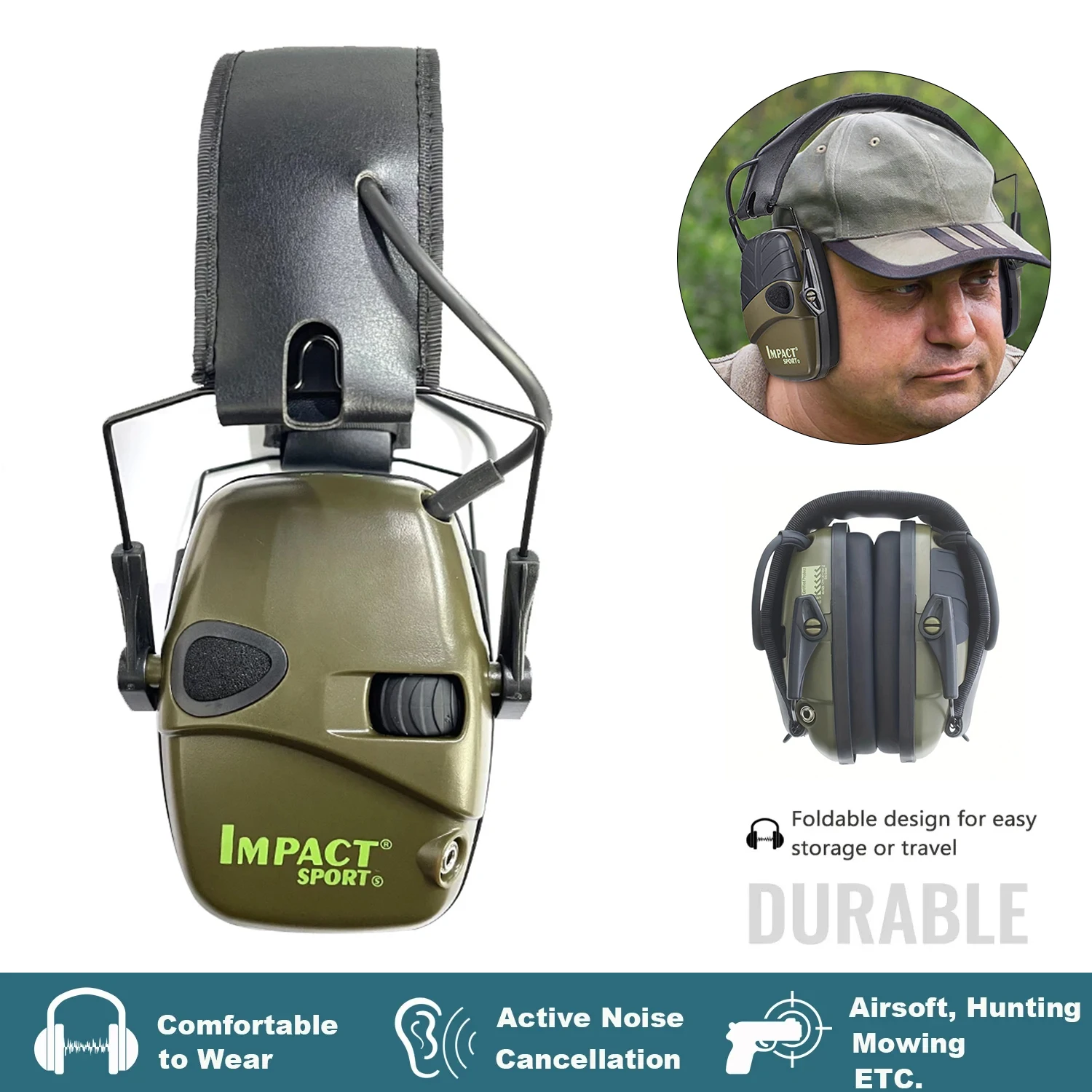 NEW Bluetooth Tactical Electronic Anti-noise Shooting Headset Hunting ...