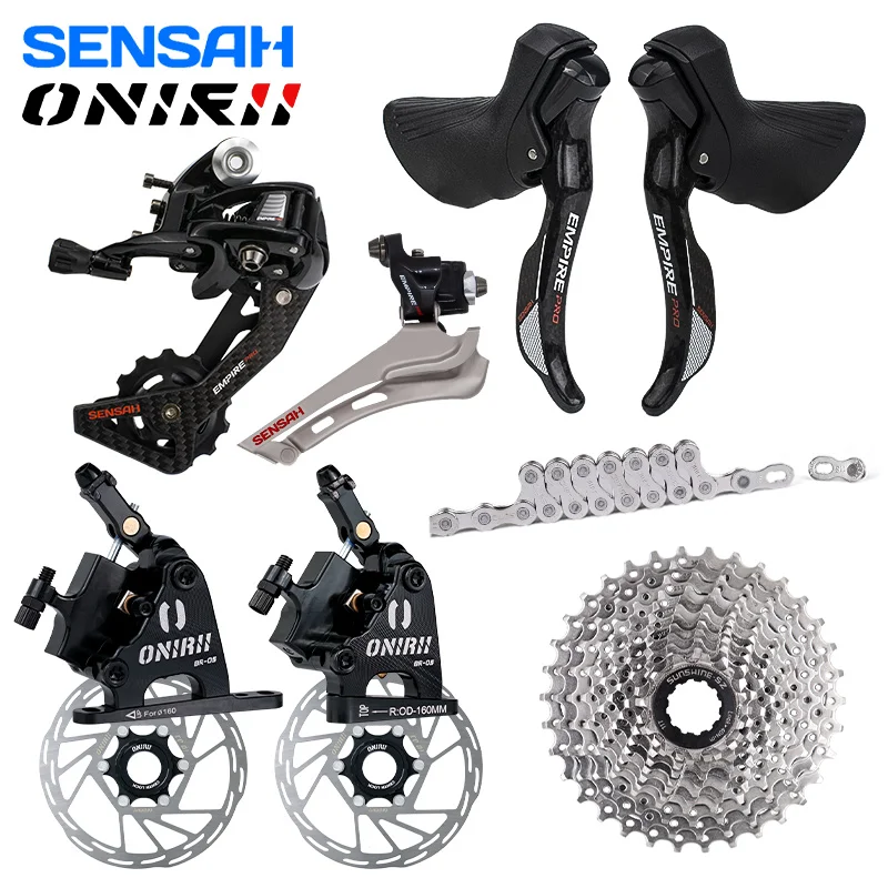 SENSAH-EMPIRE-PRO-2x12-Speed-Road-Bike-Groupset-12V-Shifter-Derailleurs ...