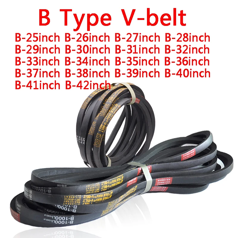 2pieces-Inch-V-Belt-B-25inch-B-26inch-B-28inch-Type-B-Triangle-V-belt ...