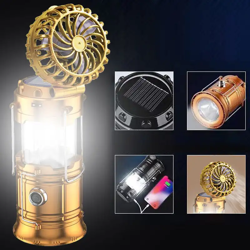 Multifunction-Camping-Lantern-Solar-DC-Rechargeable-LED-Camping-Tent ...