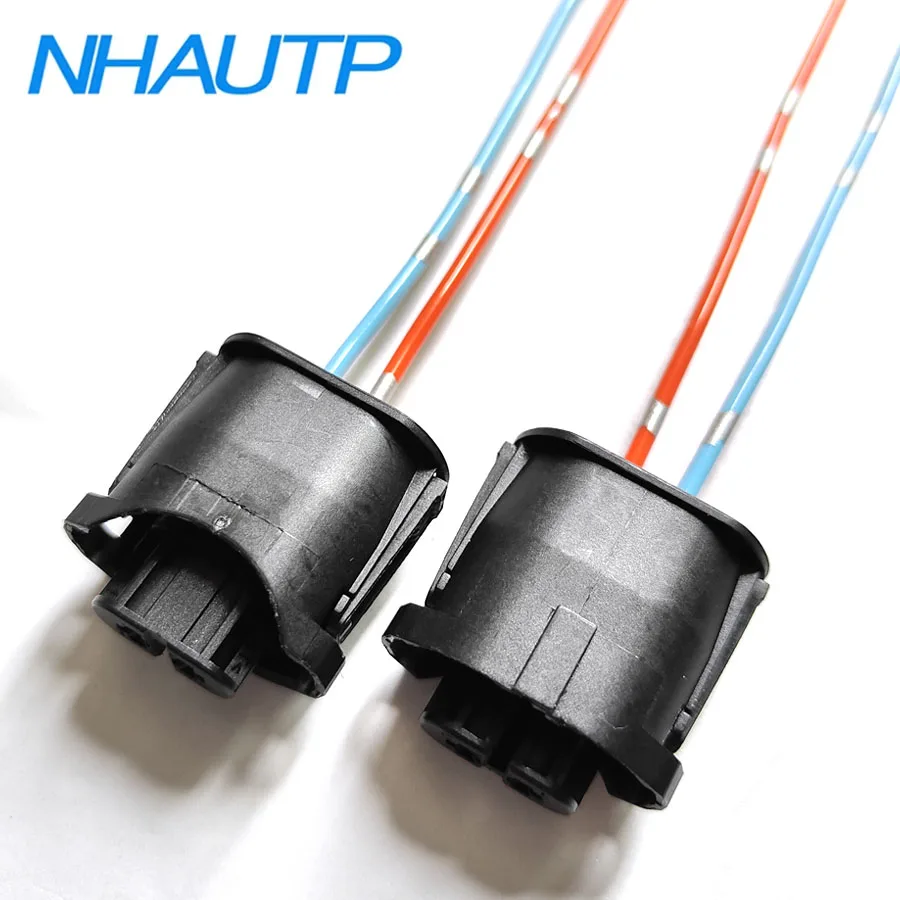 NHAUTP 1 Pair Original H11 Socket Connector Adapter For BMW E39 E46 E90 ...