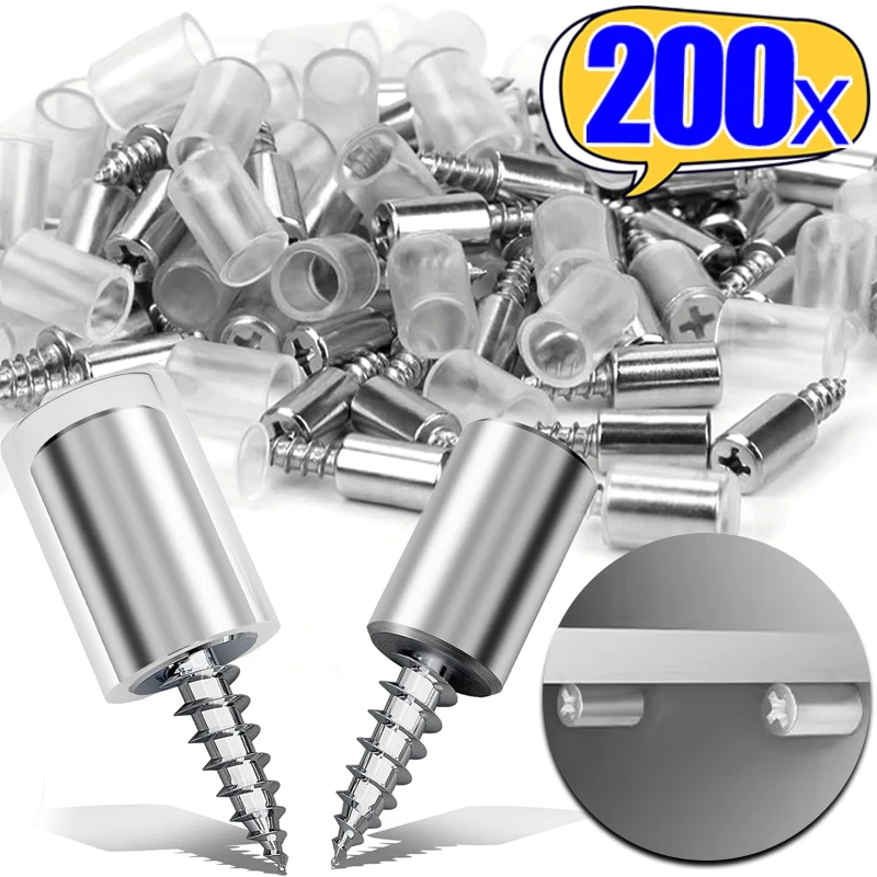 200x-Self-Tapping-Screw-Cabinet-Shelf-Bracket-Laminate-Support-with ...