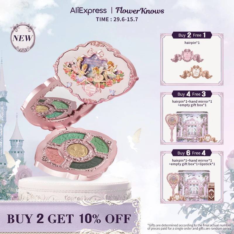 Flower-Knows-Midsummer-Fairytales-Collection-Embossed-Five-Color ...