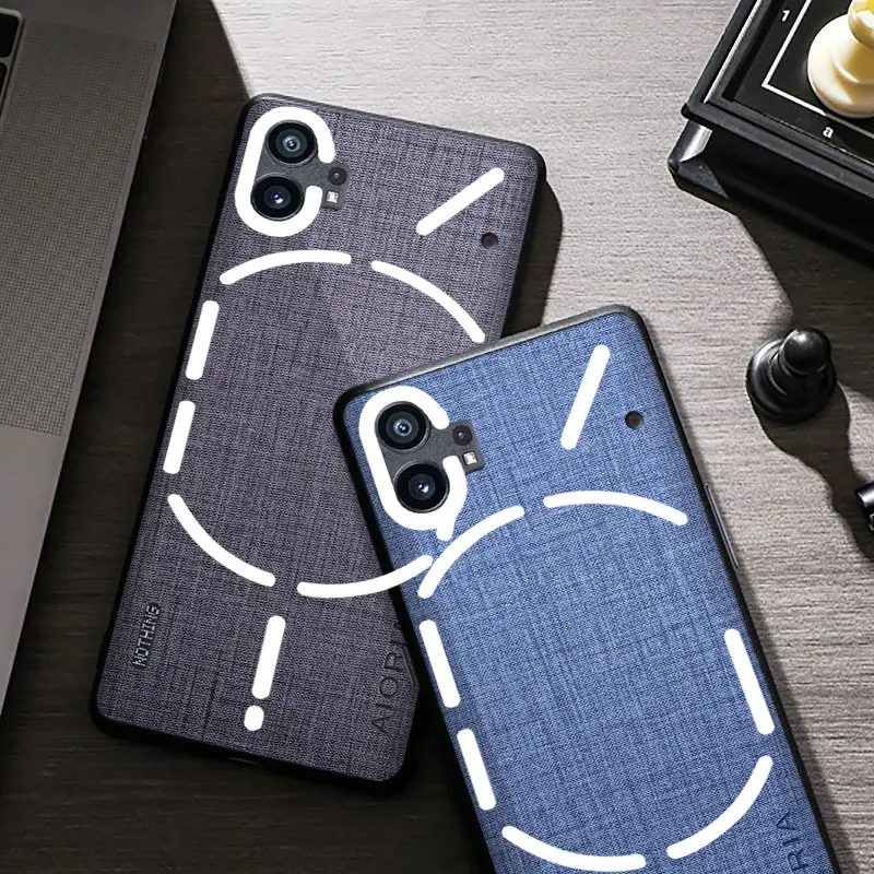 Case For Nothing Phone 1 (1) Premium Cloth Texture Unti-scratch Four ...