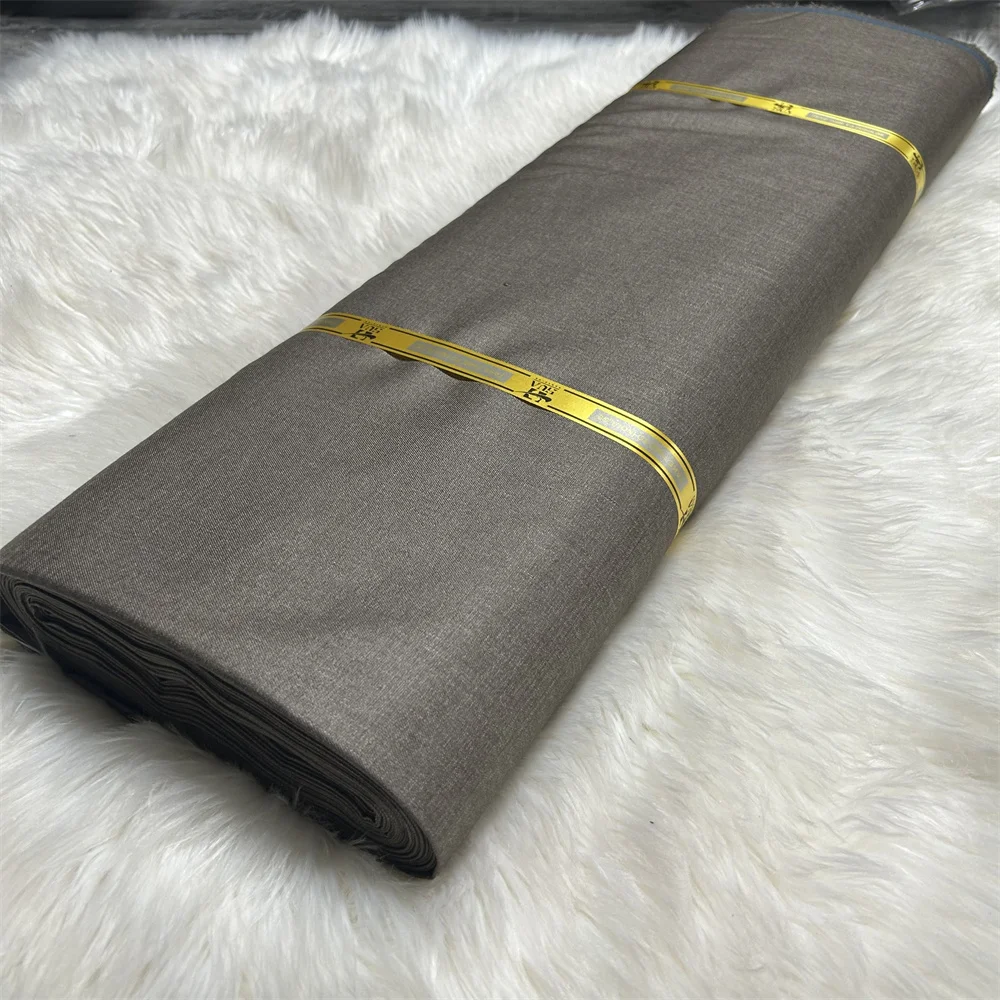 5Yards-African-Senator-Wear-Suit-Men-Fabric-Blue-Color-Soft-Cotton ...