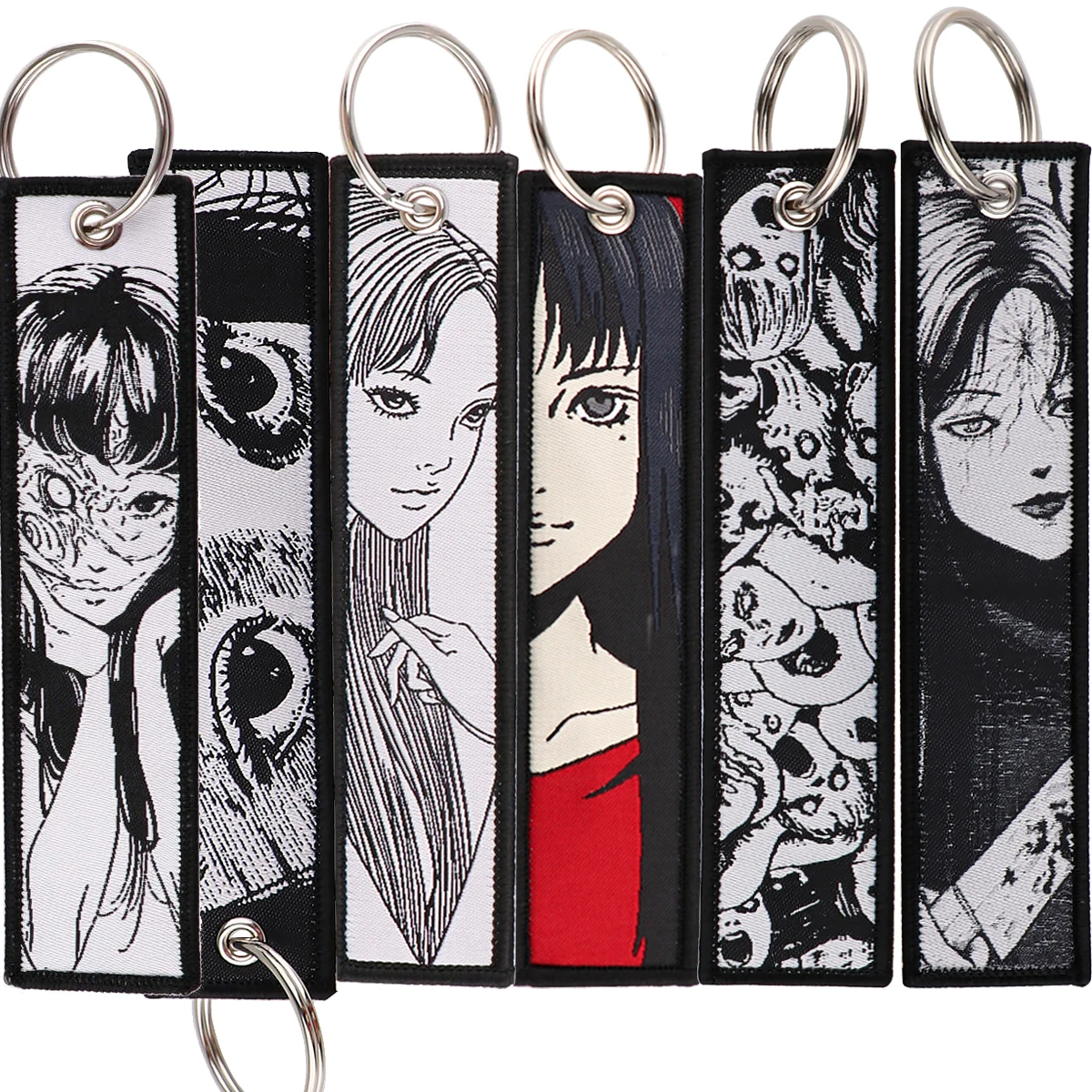 Chaveiro-bordado-Junji-Ito-Tomie-Tag-chave-de-Anime-japon-s-Chaveiro ...
