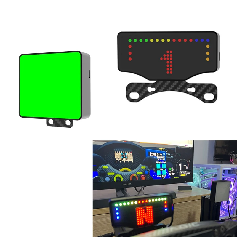Racing Simulator Dashboard Gear Position Lamp RGB Semaphore Lights LED ...