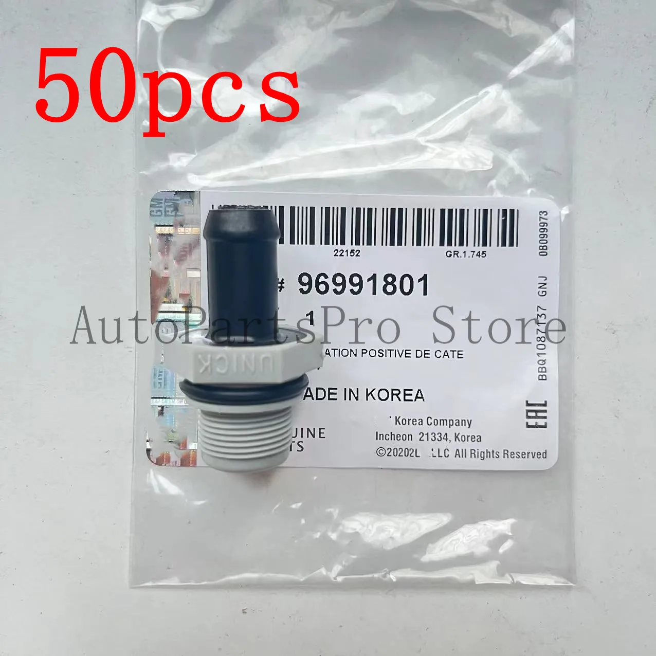 50X-Crankcase-Ventilation-PCV-Valve-OEM-96991801-Exhaust-Valve-For ...