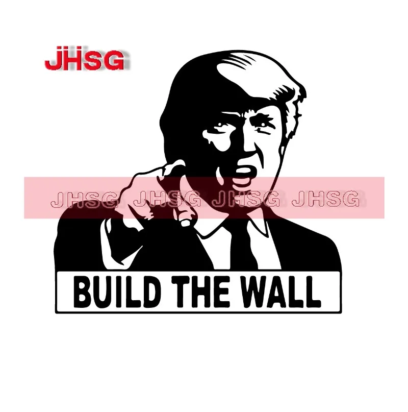Donald-Trump-Build-Wall-Vinyl-Decal-Car-Truck-Sticker-Republican-Funny ...