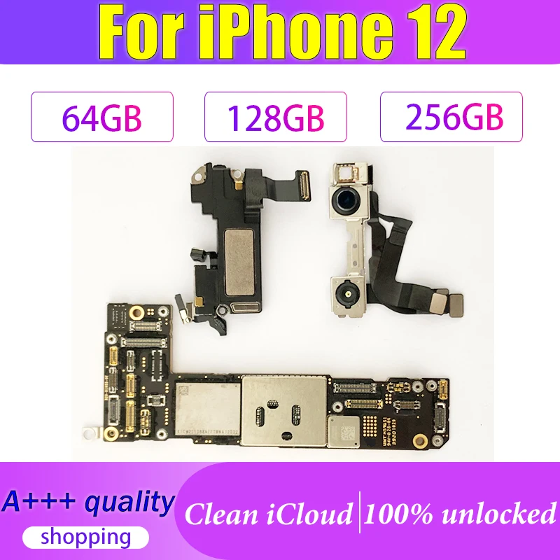 For Iphone 12 Motherboard 64gb 128gb 256gb Mainboard For Iphone 12 No ...