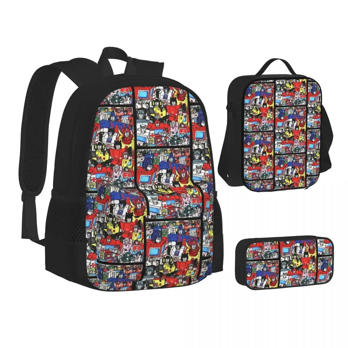 Transformers-Autobots-Backpacks-Boys-Girls-Bookbag-Students-School-Bags ...