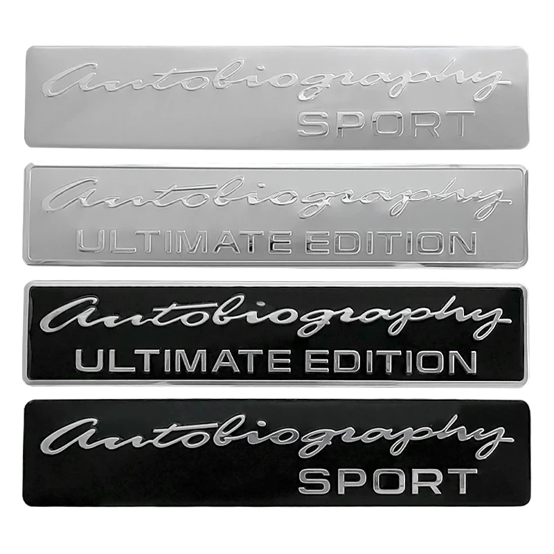 3d Metal Autobiography Sport Badge Trunk Emblem Decal For Range Rover ...
