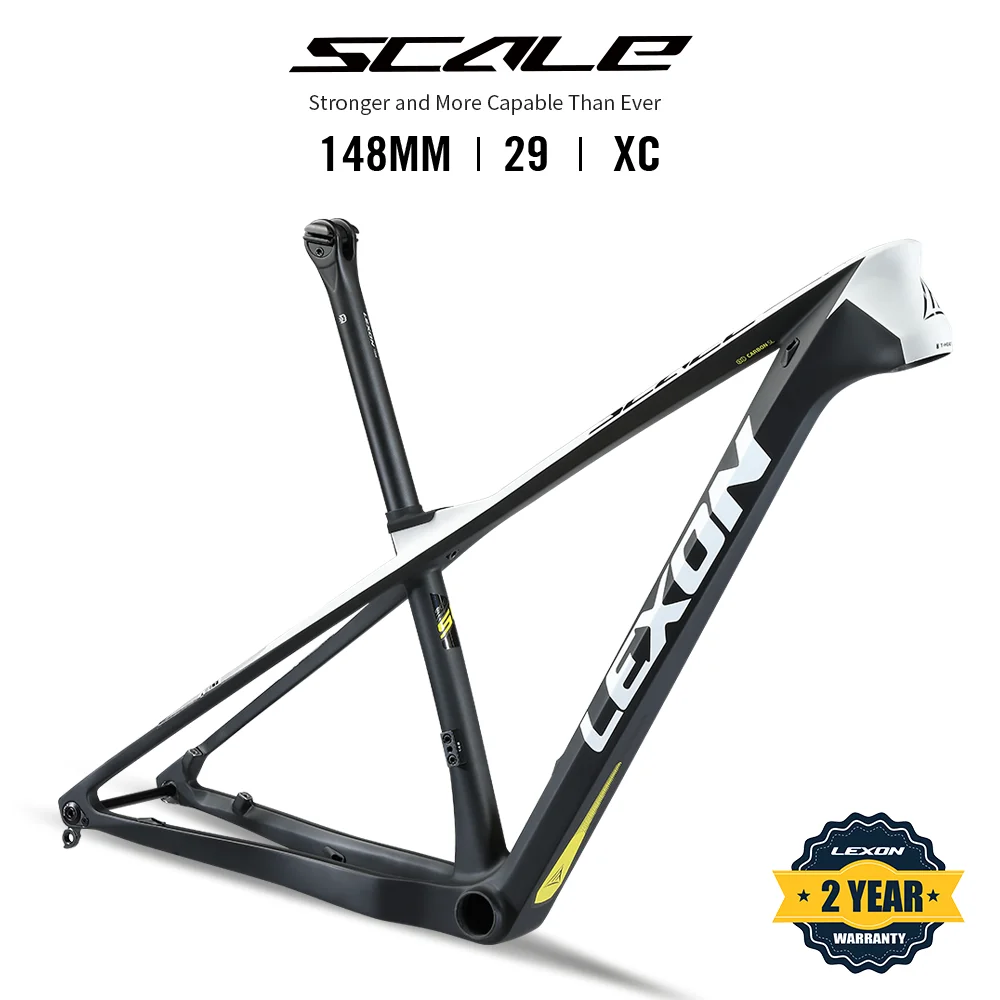 LEXON MTB Carbon Frame 29er Mountain Biycle Hardtails 148*12mm 12*142 ...