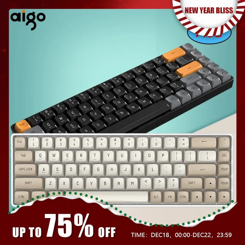 Aigo-A68-Gaming-Bluetooth-Mechanical-Keyboard-2-4G-Wireless-USB-Type-c ...