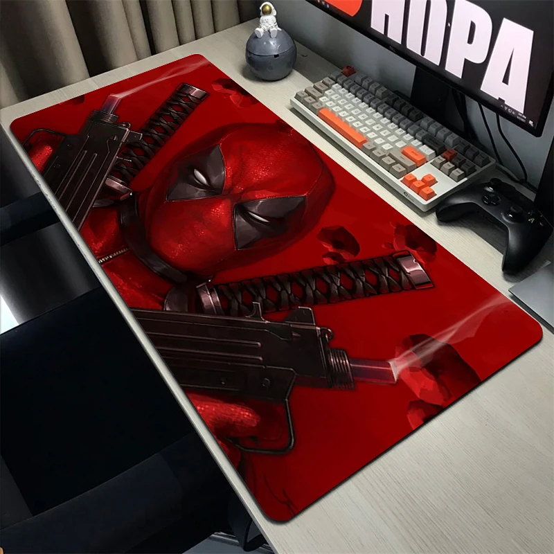 Deadpool Mousepad Anime Mouse Pad Xxl Cartoon Pc Gamer Accessories Desk ...