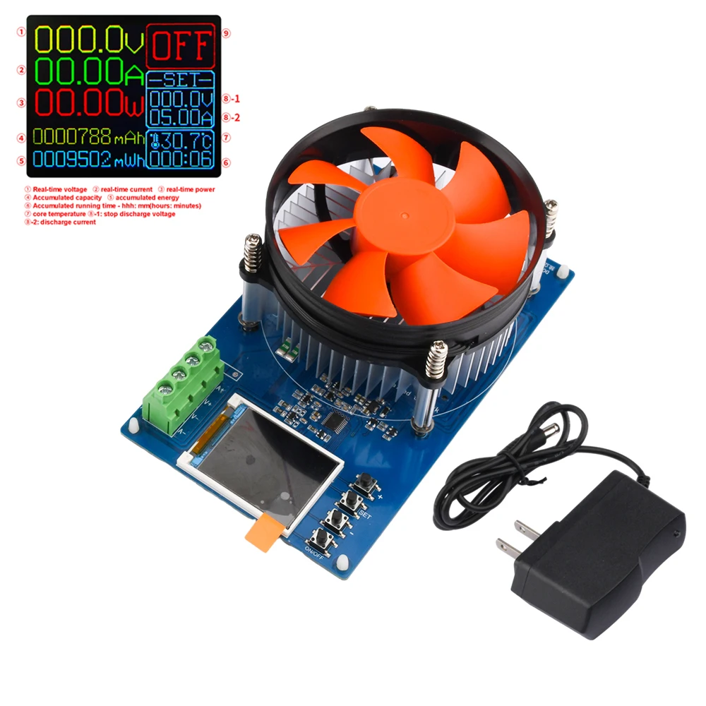 150W-10A-electronic-load-tester-battery-capacity-tester-current ...