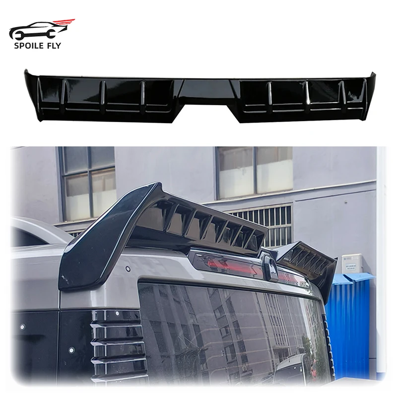 Car-Rear-Roof-Wing-Spoiler-Glossy-Black-Body-Kit-High-Quality-ABS-For ...