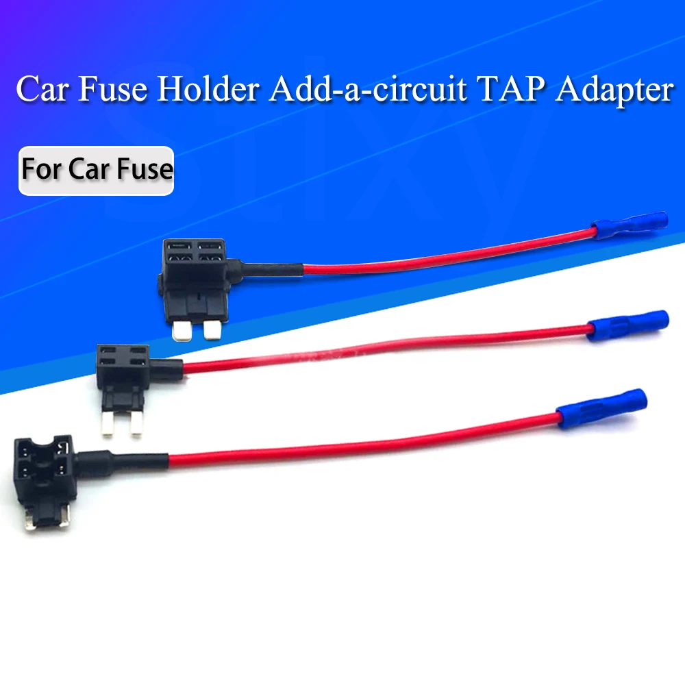 12V MINI SMALL MEDIUM Size Car Fuse Holder Add-a-circuit TAP Adapter ...