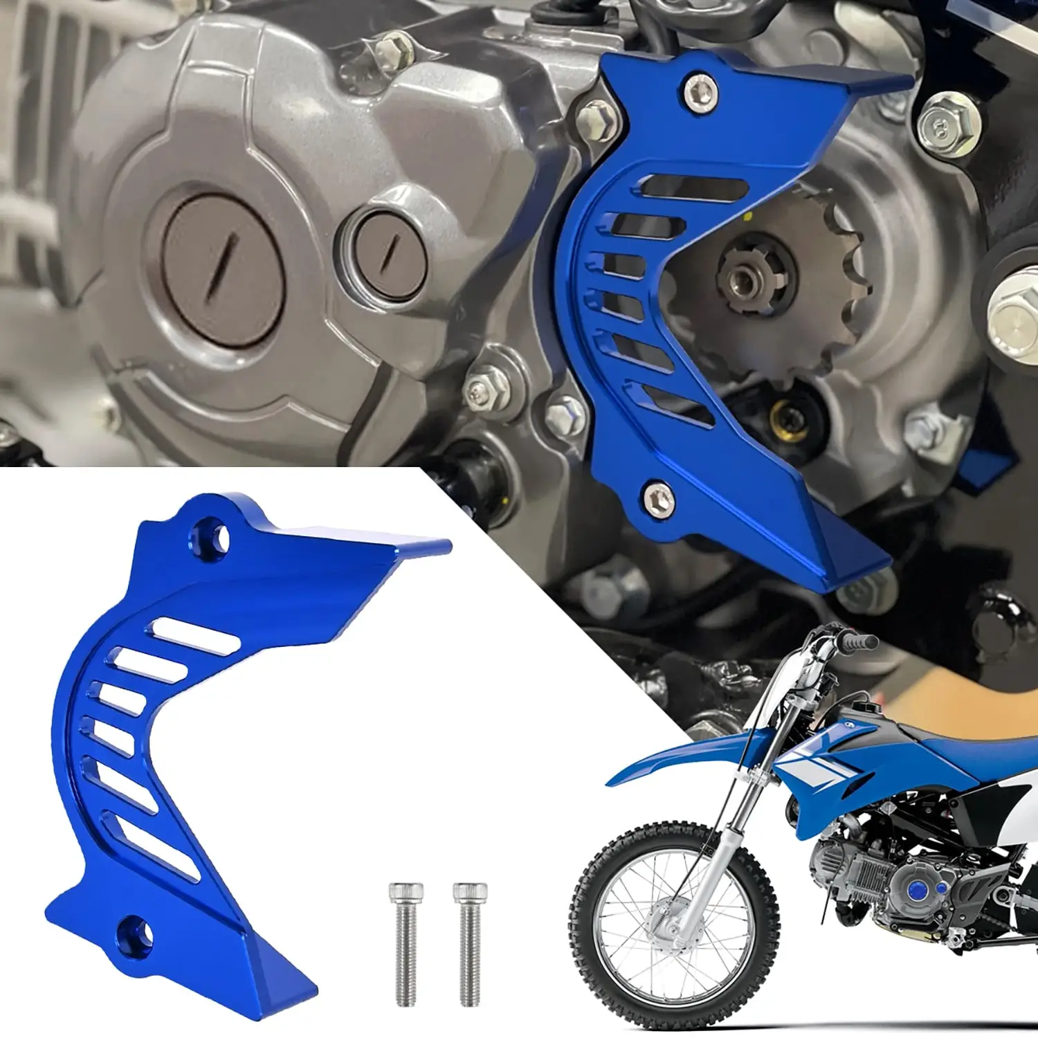 Motorcycle Sprocket Cover Chain Protector Guard Parts CNC Aluminum ...
