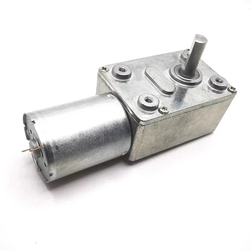 JGY370-DC6V-12V-24V-High-Torque-Speed-Reducer-Metal-Worm-Gear-Box ...