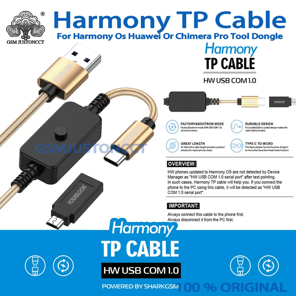 Harmony Tp Cable set - Câble Adaptateur Usb 2022 Pour Huawei Harmonyos - Chimera Pro, Câble Tp ...
