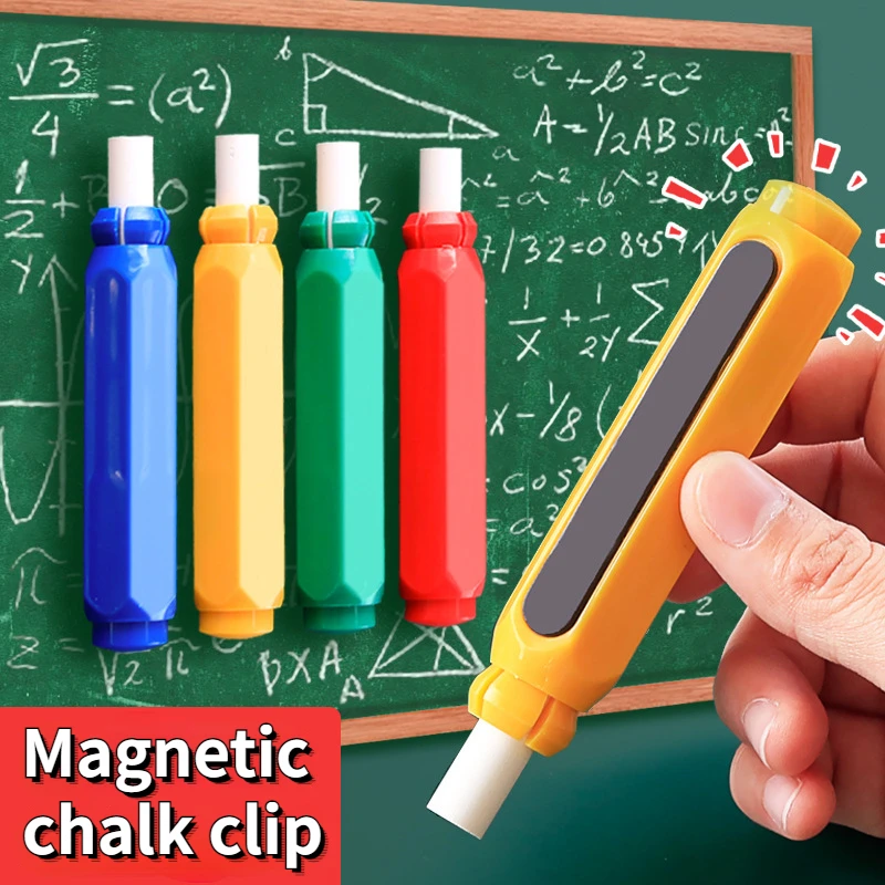 1-4pcs-Magnetic-Durable-Chalk-Holder-Chalk-Clip-Clutch-Not-Dirty-Hand ...