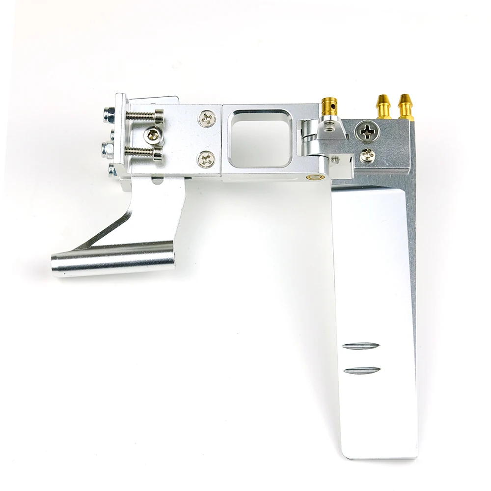 Aluminum Brushless Electric Boat 4mm x 110mm Dual Water Rudder Strut ...