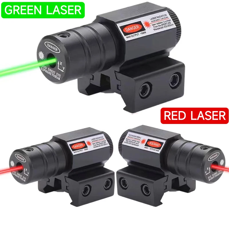 Side-Hanging-Red-Green-Dot-Laser-11mm-20mm-Adjustable-Locator-Scope ...