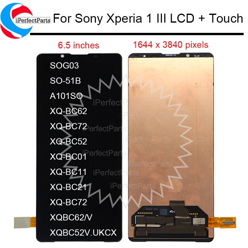 OLED 6.5" For Sony Xperia 1 III LCD Display Touch Screen Digitizer ...