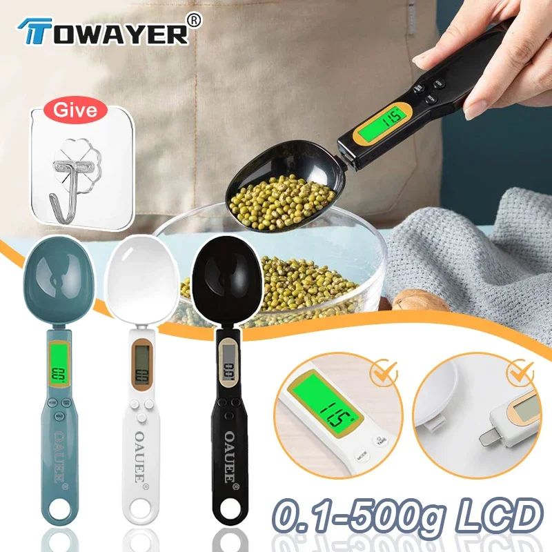 Towayer-Electronic-Kitchen-Scale-0-1-500g-LCD-Digital-Measuring-Food ...