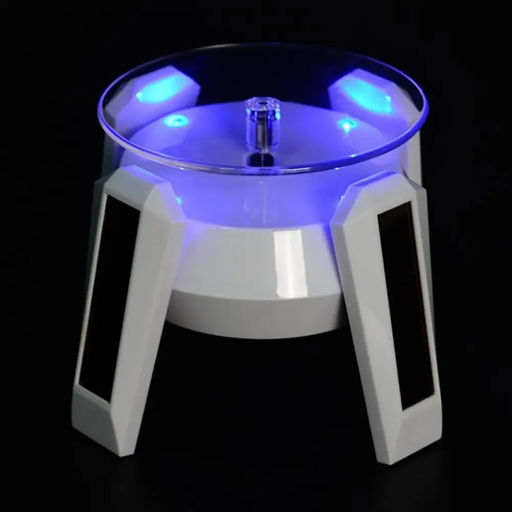 Airship UFO Electric Rotating Display Stand 360 Degrees Solar Dual Use ...