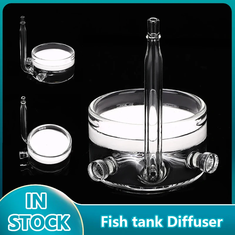 Dense-Bubble-Aquarium-CO2-Diffuser-Fish-Tank-Glass-Aquatic-Refiner-CO2 ...