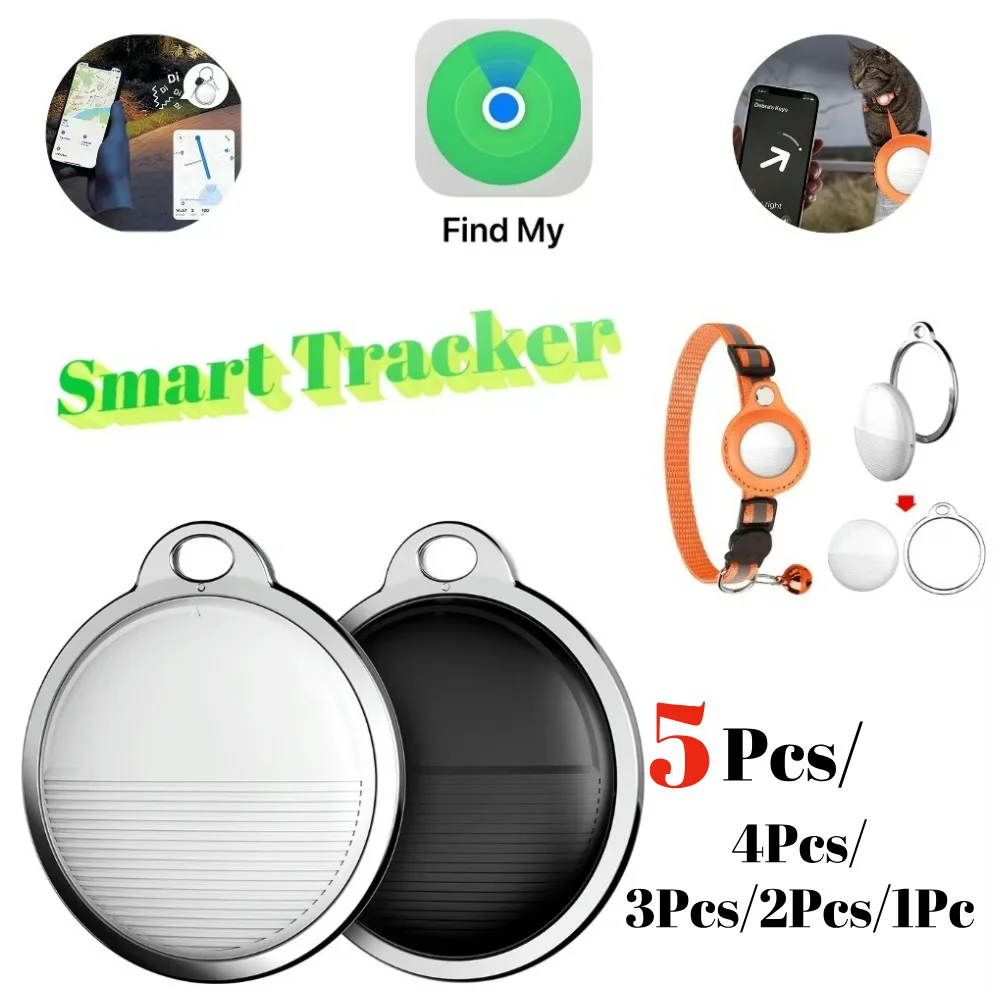Mini Smart Airtag Bluetooth GPS Portable Tracker Work for Apple Find My ...