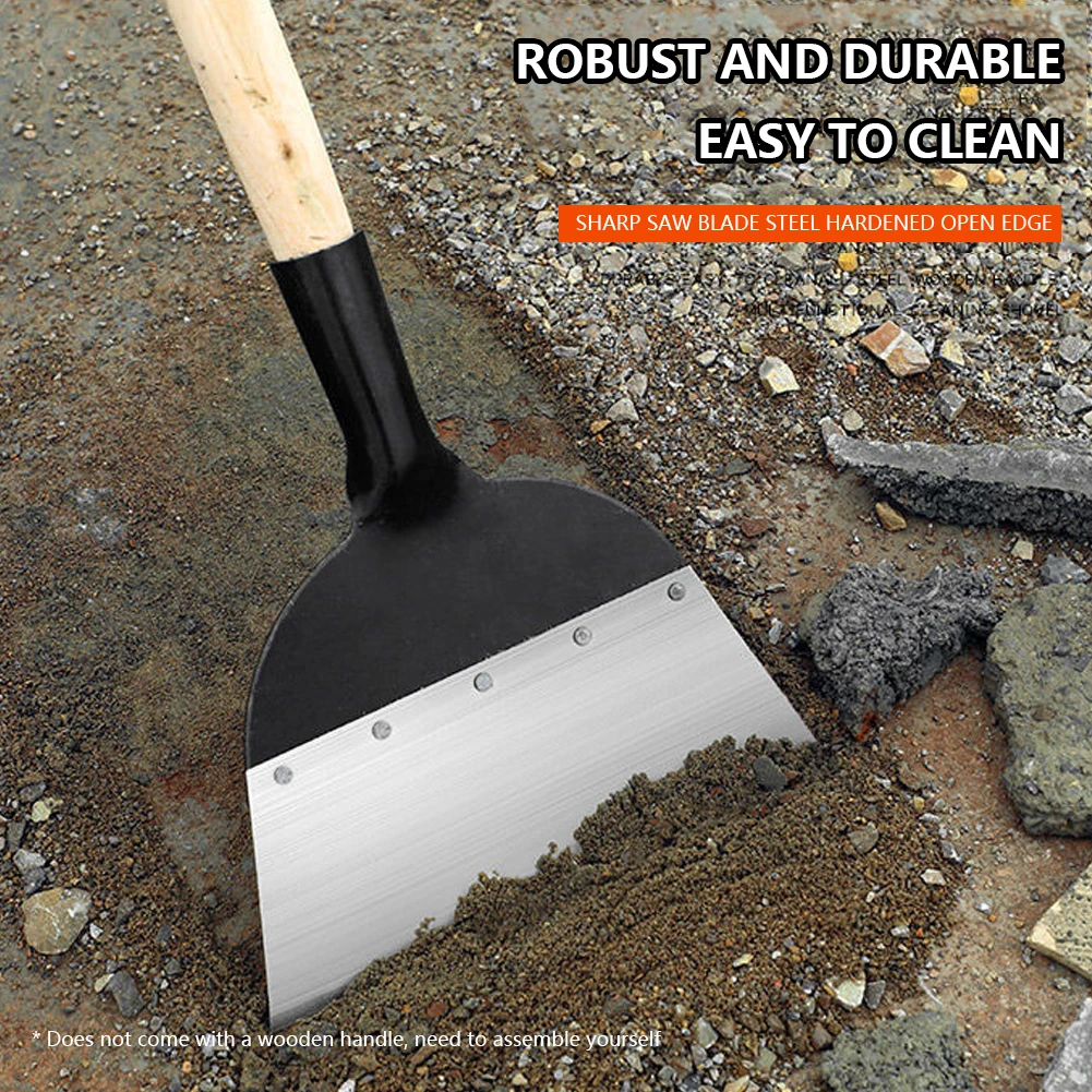 Steel-Flat-Shovel-Multi-Functional-Garden-Scraper-Shovel-Rust-Resistant ...