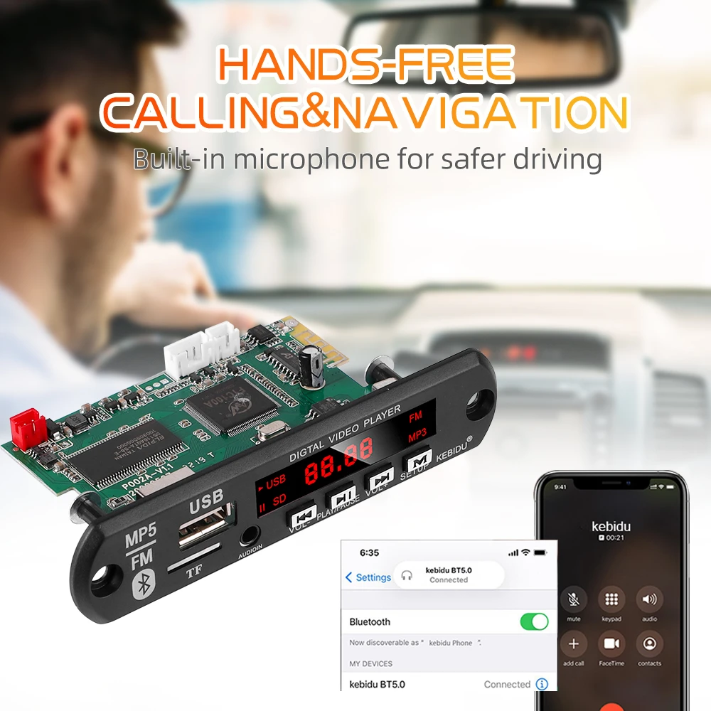 LECTEUR MP3,MP5 Small remote--carte décodeur mp3 5V 12V mp5, lecteur ...