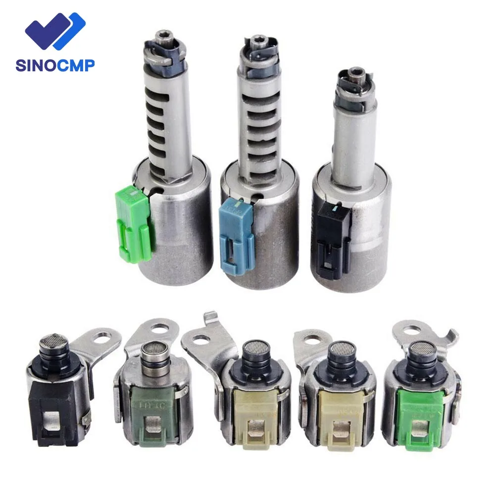 8pcs Transmission Solenoids Set For Volvo AW55-50SN AW55-51SN AF33-5 ...