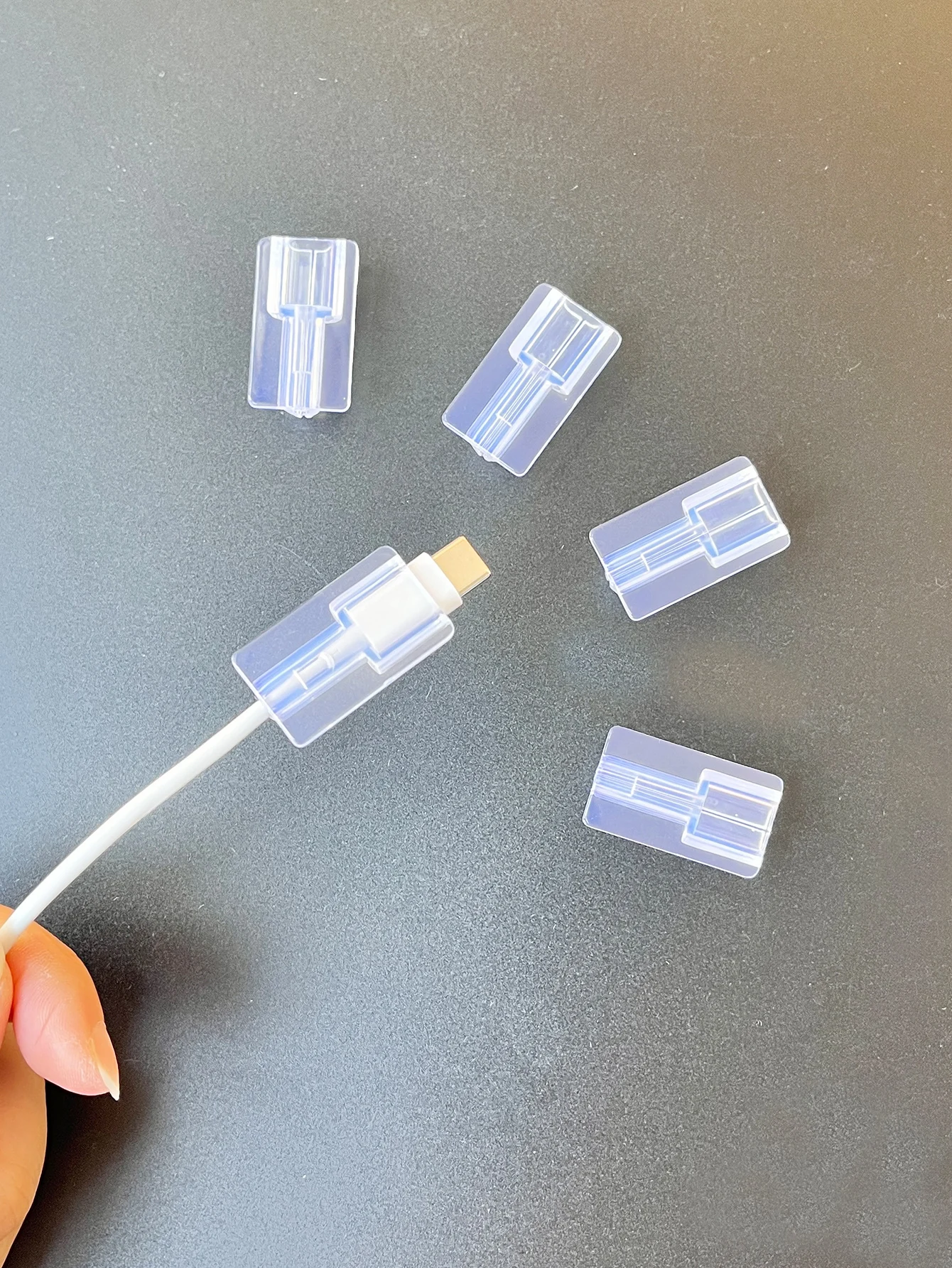 5pcs-Soft-Silicone-Charger-Cable-Winder-Fast-Charging-Cable-Protector ...