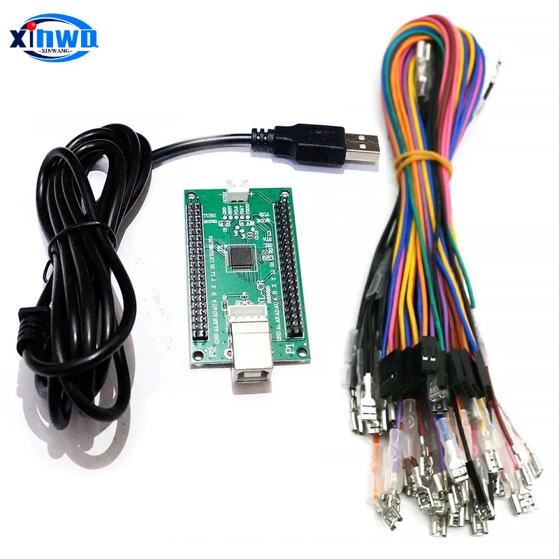 ZXL-controlador-de-juegos-Arcade-para-dos-jugadores-placa-Usb-Android ...
