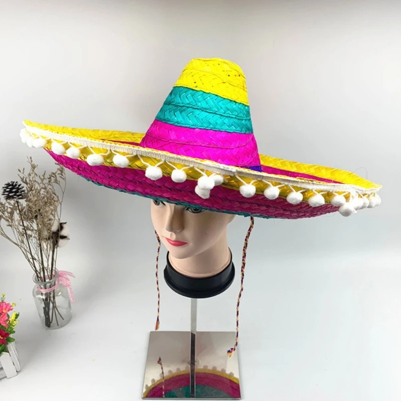 Bamboo-Weaving-Sombrero-Hat-Festival-Hats-Mexicans-Party-Hat ...