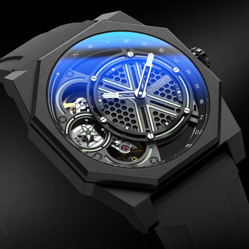 Lingke-Mens-Mechanical-Automatic-Watch-for-Men-Casual-chronograph ...