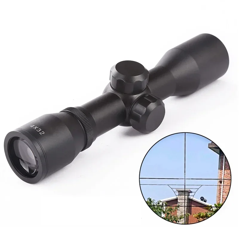Tactical Hunting Optical 4x32 Airsoft Optical Rifle Scope Sight with ...