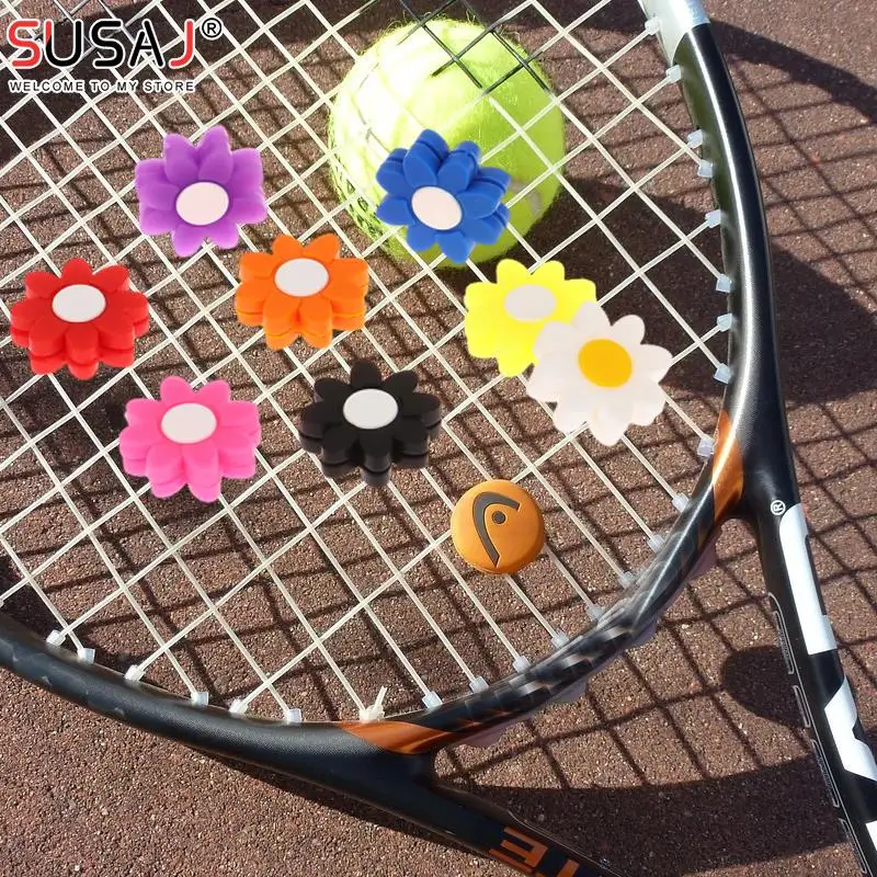Flower-Shaped-Tennis-Racket-Shock-Absorber-Amortecedores-de-Vibra-o ...