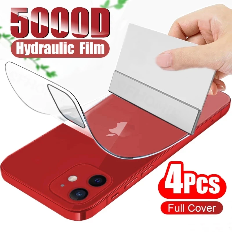 4PCS-Full-Cover-Hydrogel-Film-For-iPhone-13-11-12-14-15-Screen ...