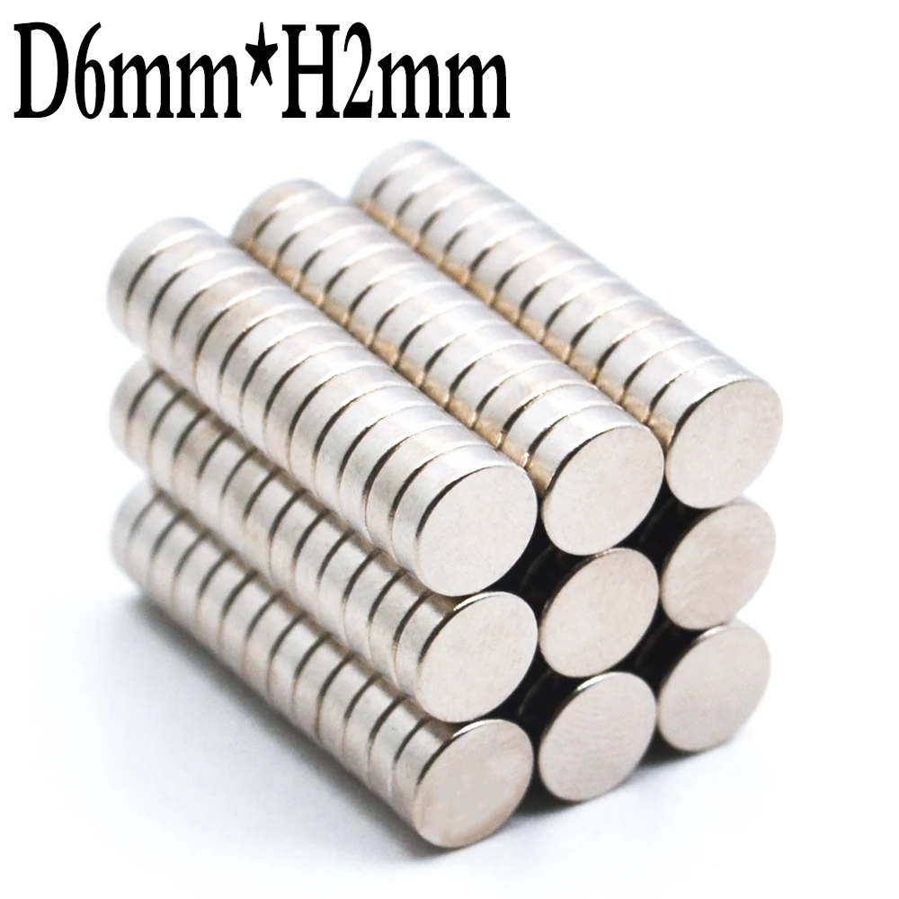 5-50-100-200-500-10000Pcs-6x2-mm-Super-Powerful-Strong-Bulk-Round-NdFeB ...